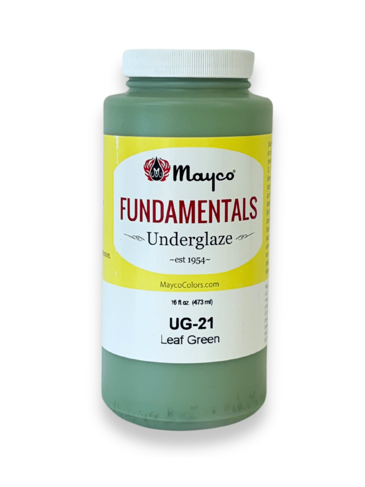 Engobe Mayco – Fundamentals – UG-021 LEAF GREEN (59ml o 473ml) – Yaro975